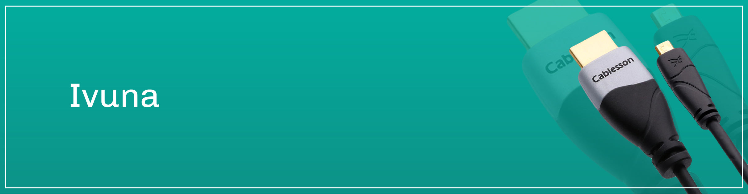 Cablesson Ivuna Slim Flex HDMI Cable with Ethernet | High-Speed - UK